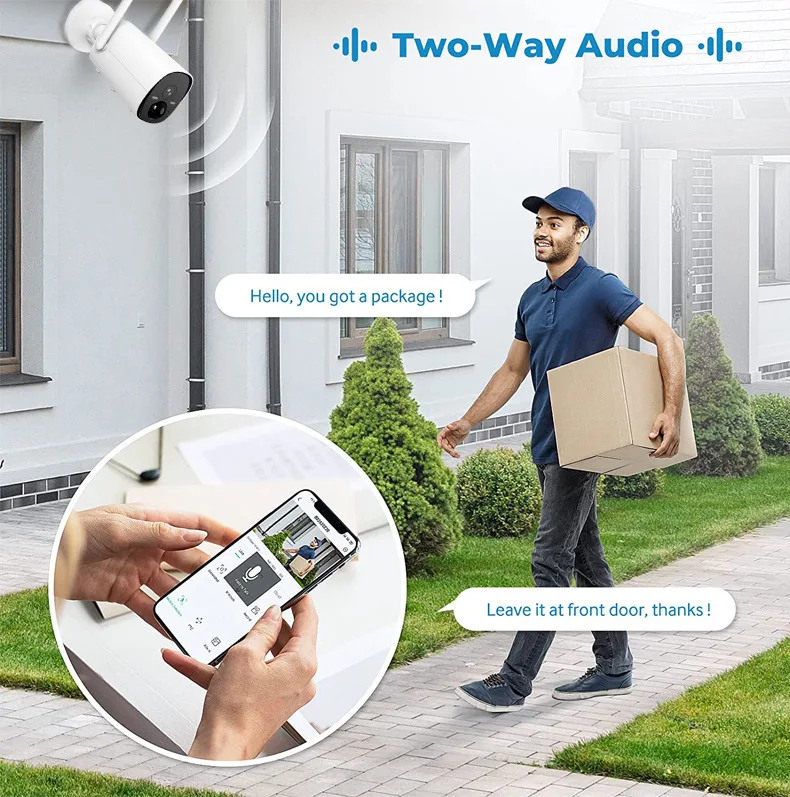 CloudEdge 3MP Outdoor Bullet Dual Light Wireless WIFI Security IP ...