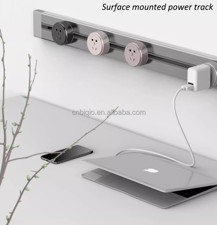 Electrical Removable Power Rail Socket Embedded Track Socket for ...