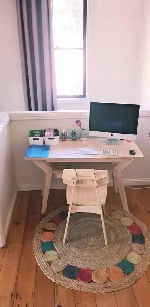 Small Size Computer Desk Wood Laptop Study Table For Home Office Use ...