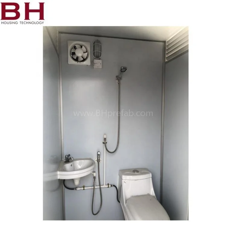 Sandwich Panel Portable Prefabricated Toilet Shower Room - Buy China ...