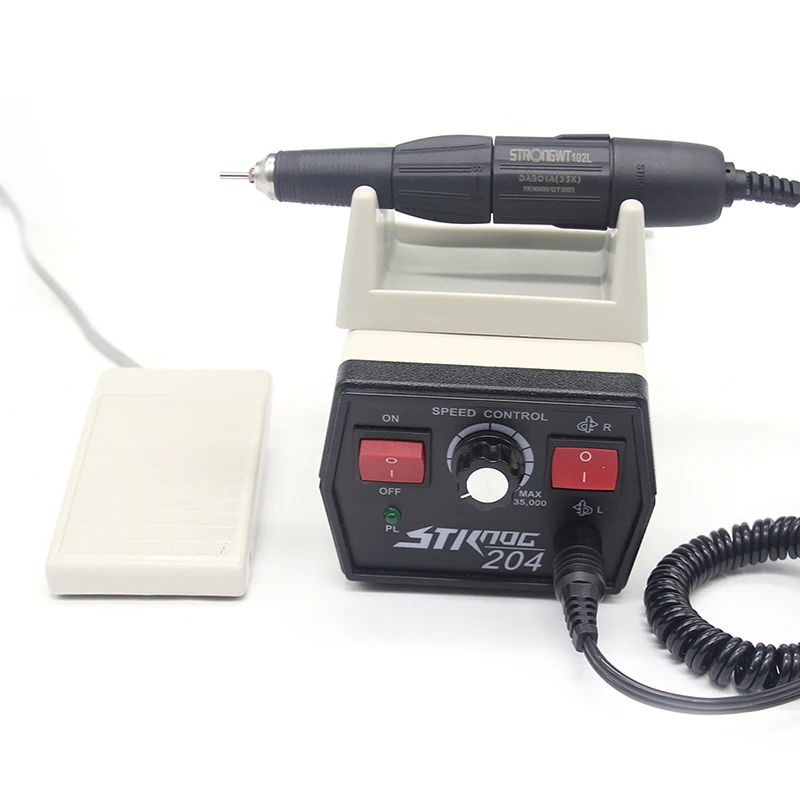 Hot Sale 220v 102l Handpiece For 35000 Rpm Nail Salon Polisher Nail ...