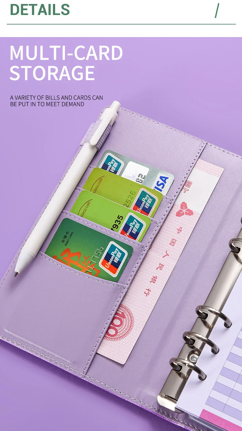 New Product A6 Binder Budget Planner Money Organizer For Cash Wallet ...