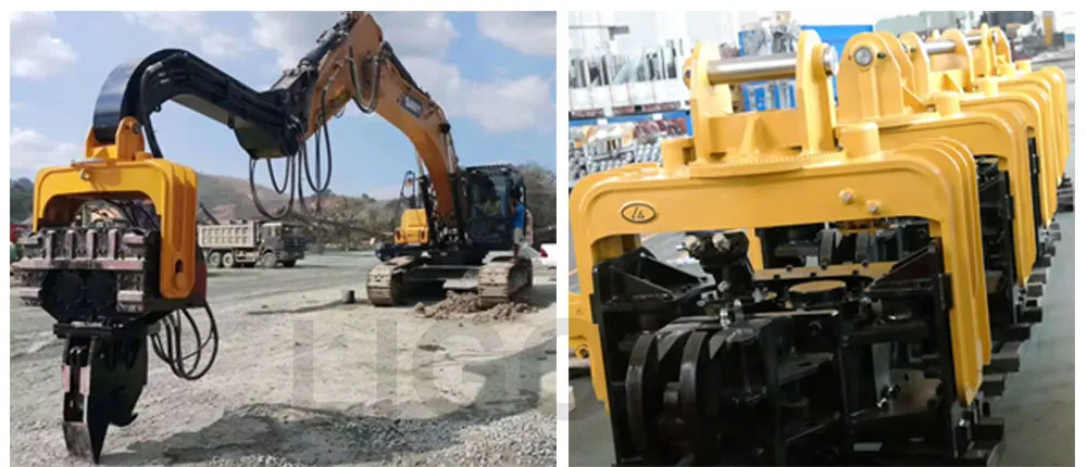 SK260 Vibro Hammer Sheet Pile - Hydraulic Vibro Hammer Machine - for ...