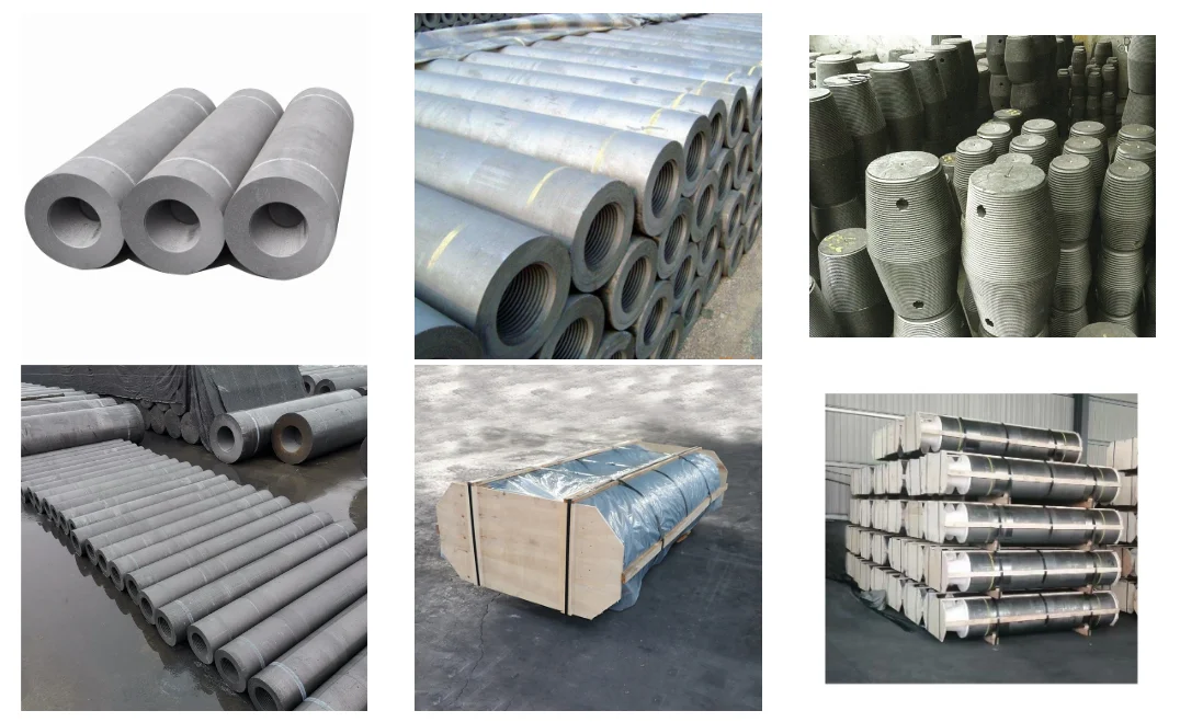 Anti-oxidant Under High Temperature Graphite Electrode Hp Grade For ...