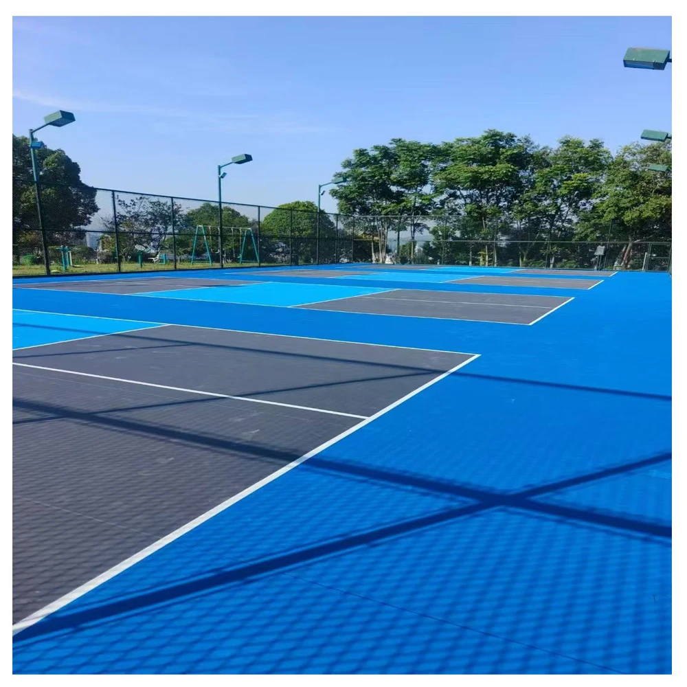 Pickleball Court Anti-slip 3mm Multi Sport Court Outdoor Indoor Acrylic ...