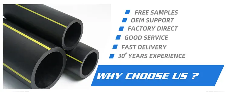Polyethylene Gas Pipe DN200 PE100 - High Density Polyethylene for Gas