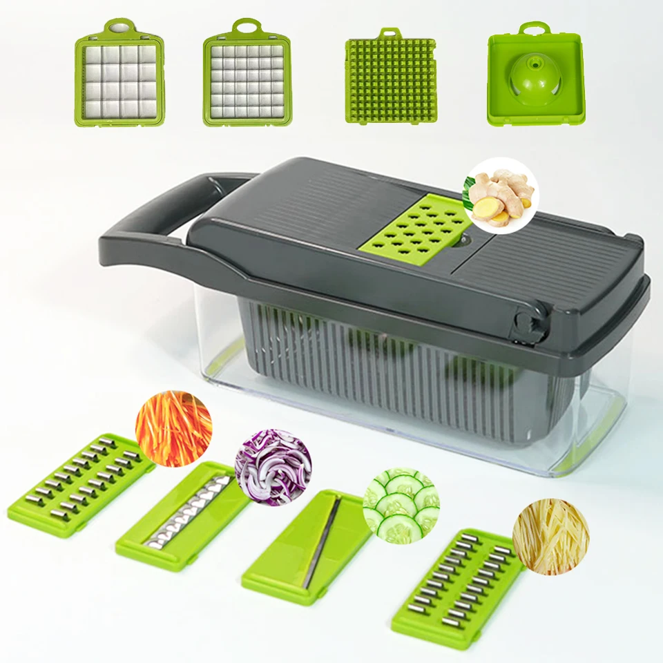 2024 New 16 in 1 Vegetable Chopper - Efficient & Eco-friendly