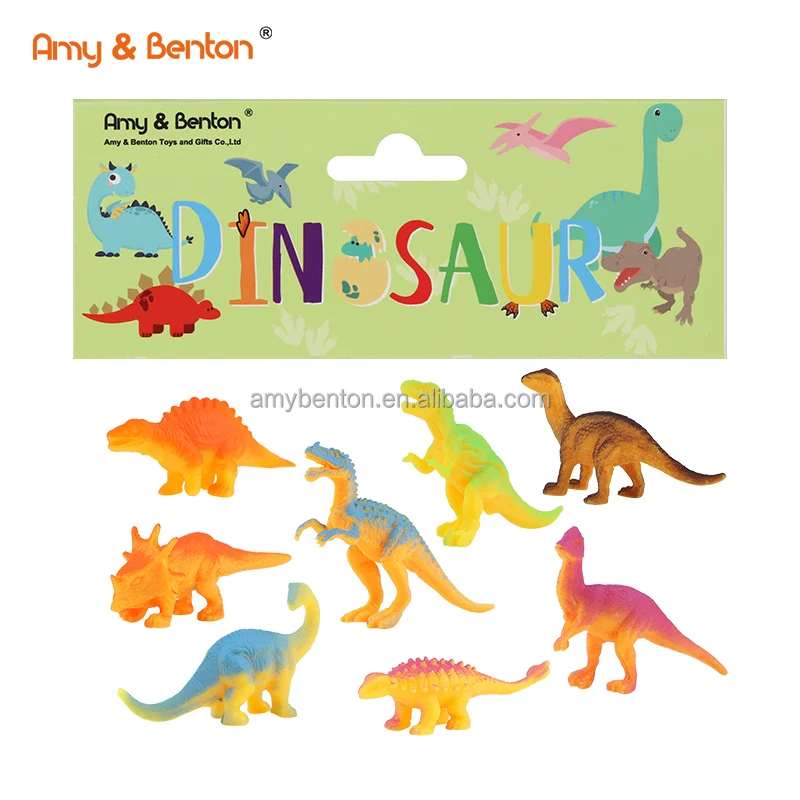 Plastic Assorted Dinosaur Figures Set Realistic Dino Toys For Kid Goody ...