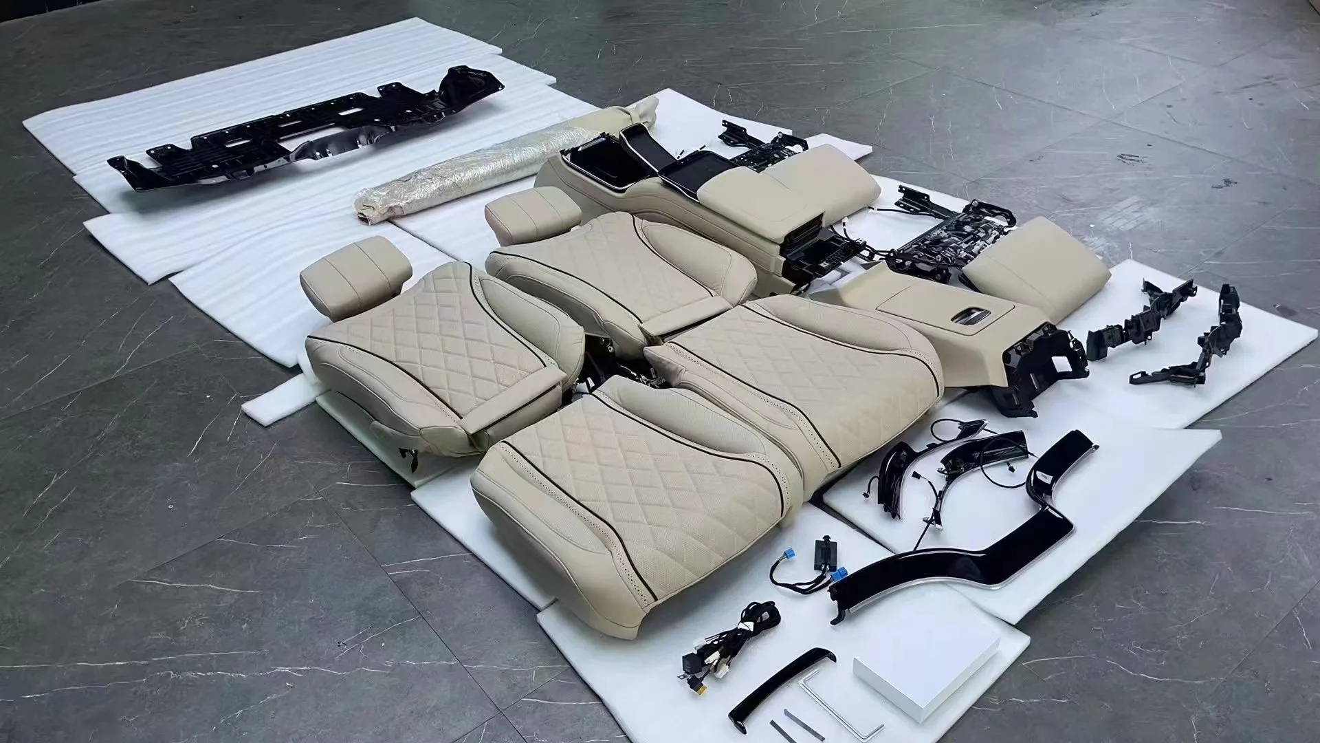 Luxury Design S-class Interior Upgraded Kit W222 Rear Seat For S-class ...
