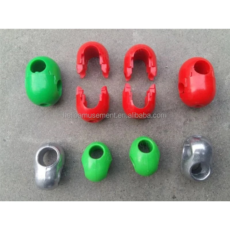 Playground Outdoor Plastic And Aluminium Climbing Net Fastener Rope ...