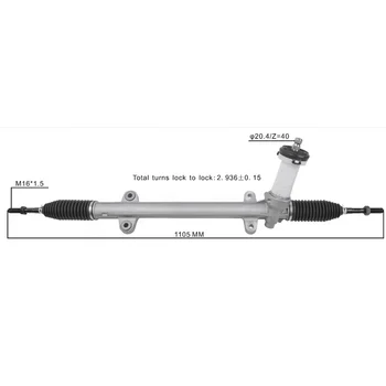 56500-3q000 Power Steering Rack Gear Assy For Hyundai Sonata Yf 2009 ...