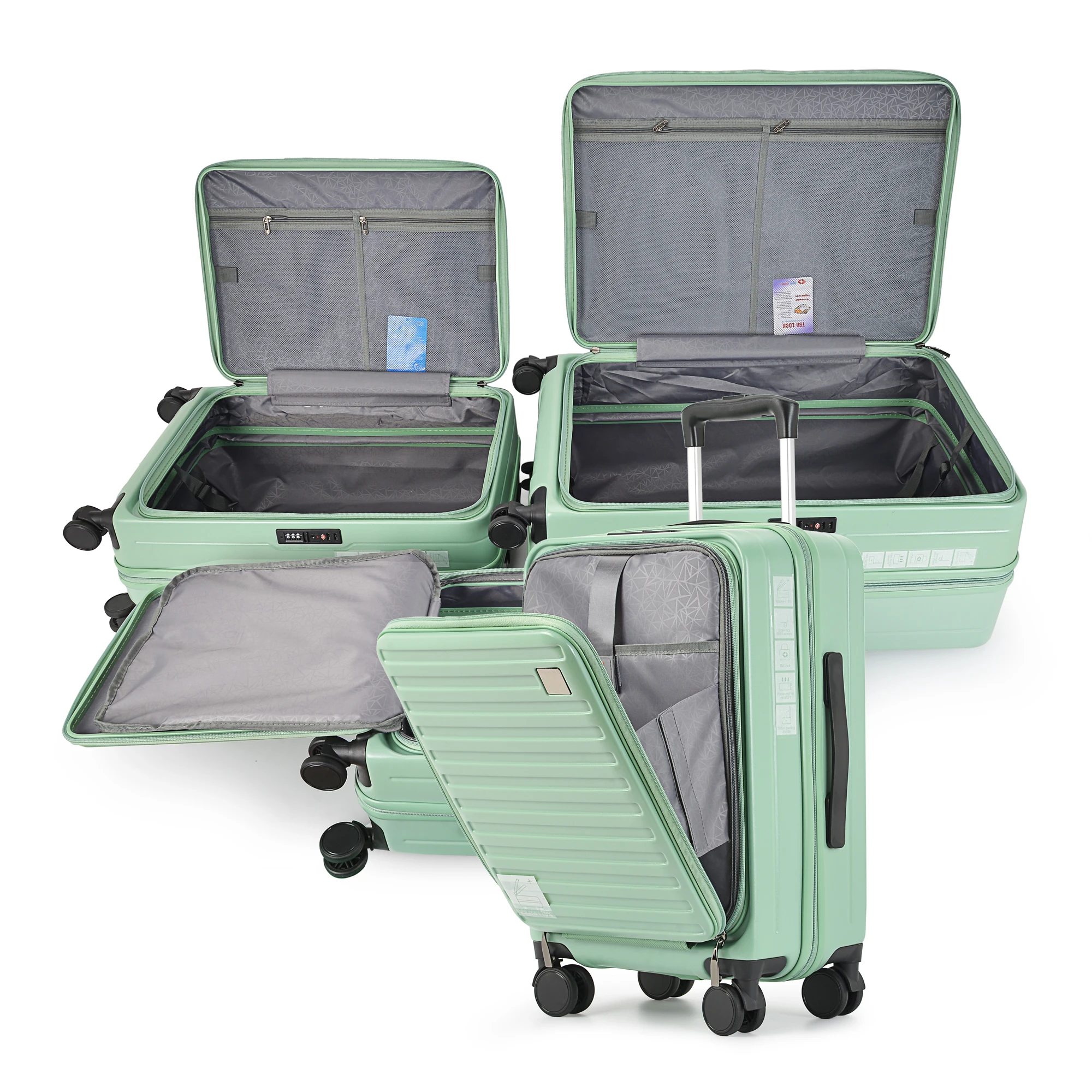 Secure and Versatile Luggage - Expandable Anti Theft Suitcase