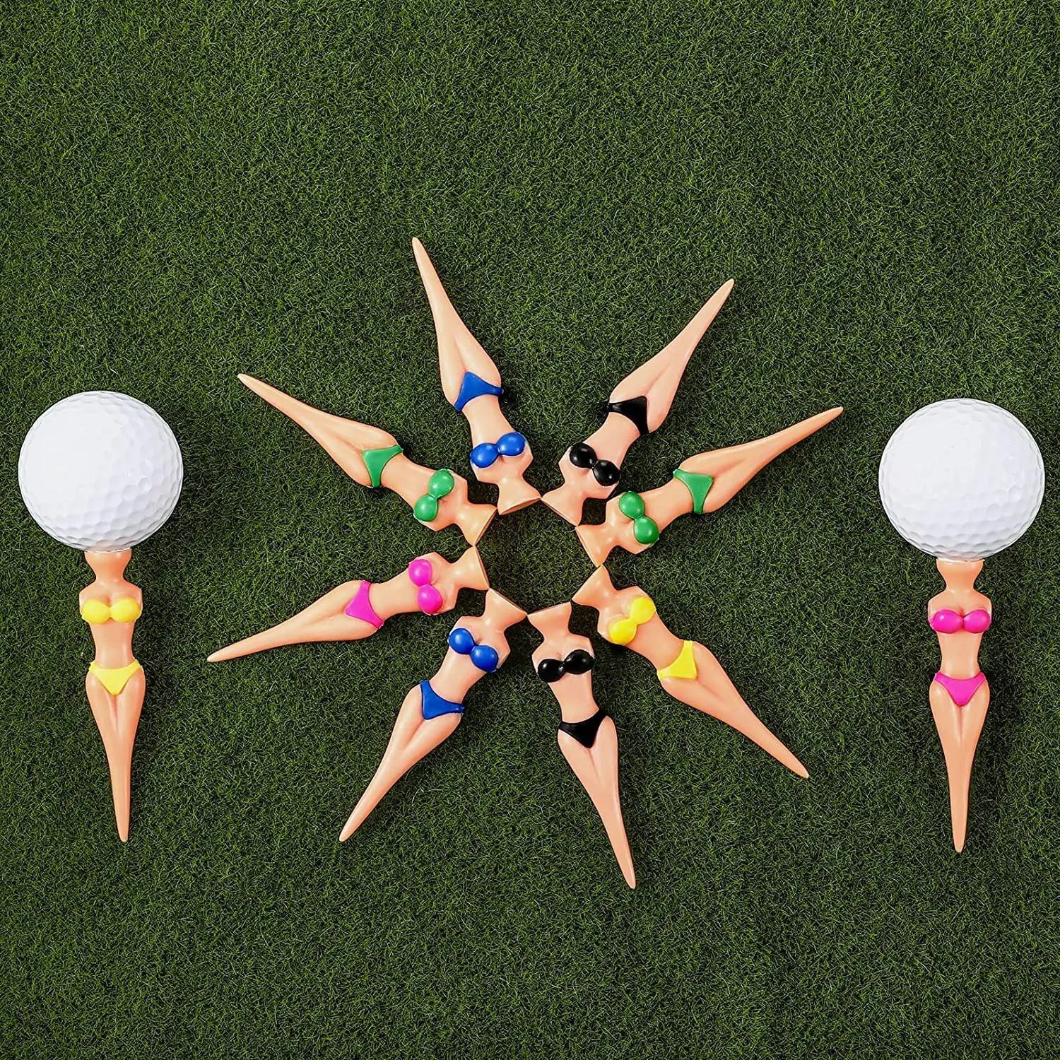 Oem Manufacture Funny Golf Tees Lady Bikini Girl 76 Mm/ 3 Inch Plastic ...