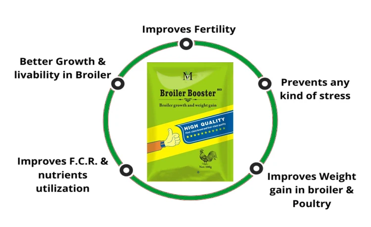Broiler Chicken Fattening Booster - Promotes Growth & Health