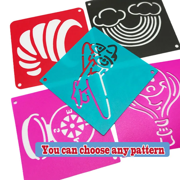 Corner Reusable New Promotion Wall Painting/Drawing Use Stencil Craft ...