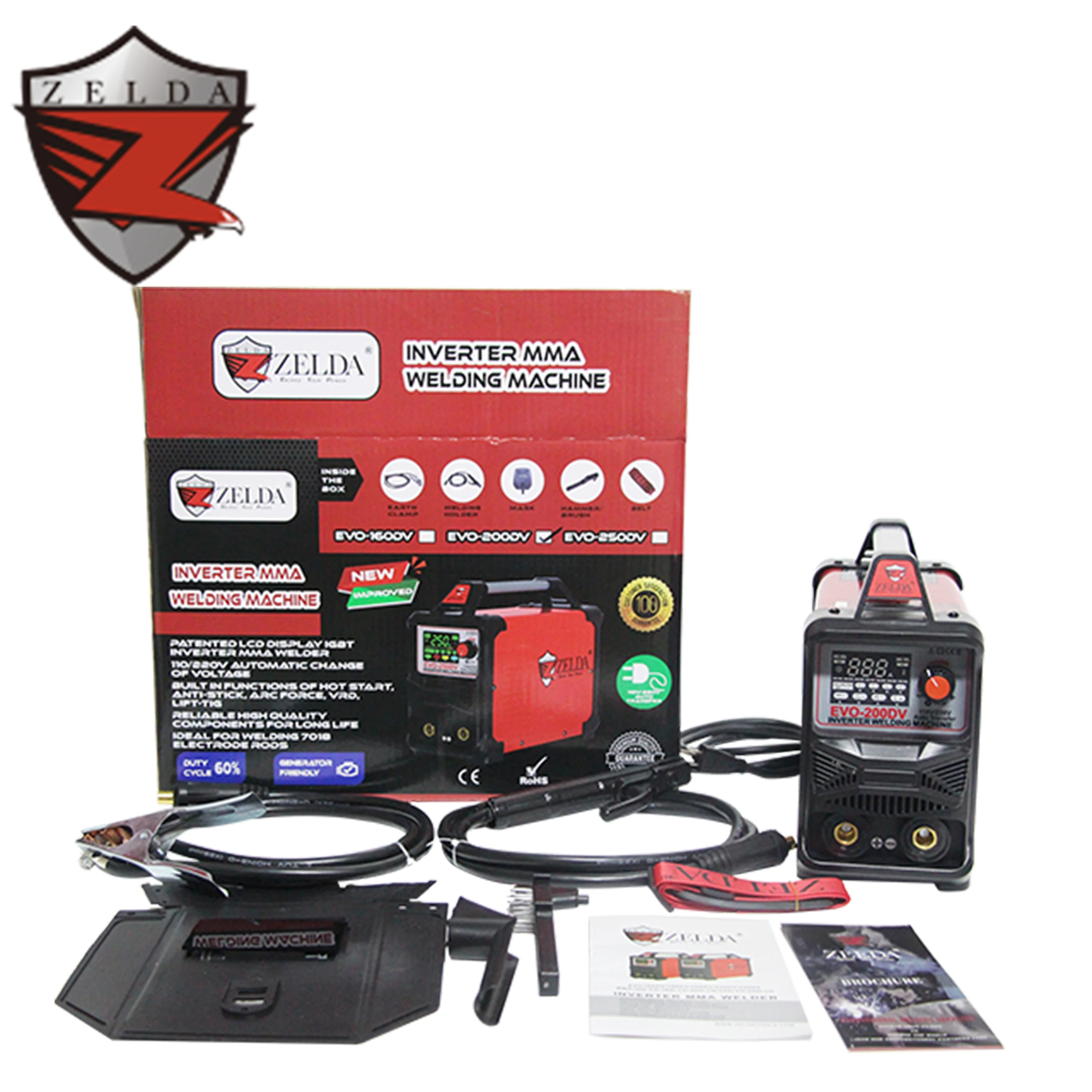 ZELDA 200A Mma Stick Welder Arc 110v Inverter Portable Welding ...