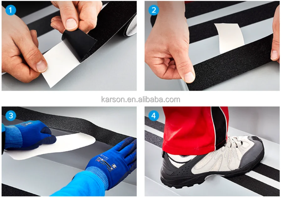 Tesa 60943 Black Waterproof Sticky Silicon Self Adhesive Anti Slip Tape ...