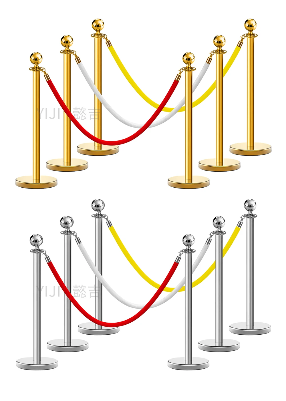 Stainless Steel Metal Waiting Lines Queues Traffic Line Barrier Control ...