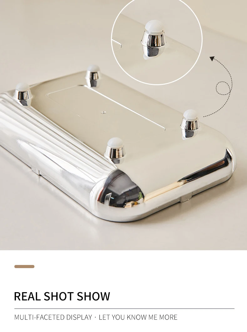 Luxury Golden Storage Box - Eco-Friendly Tissue Organizer