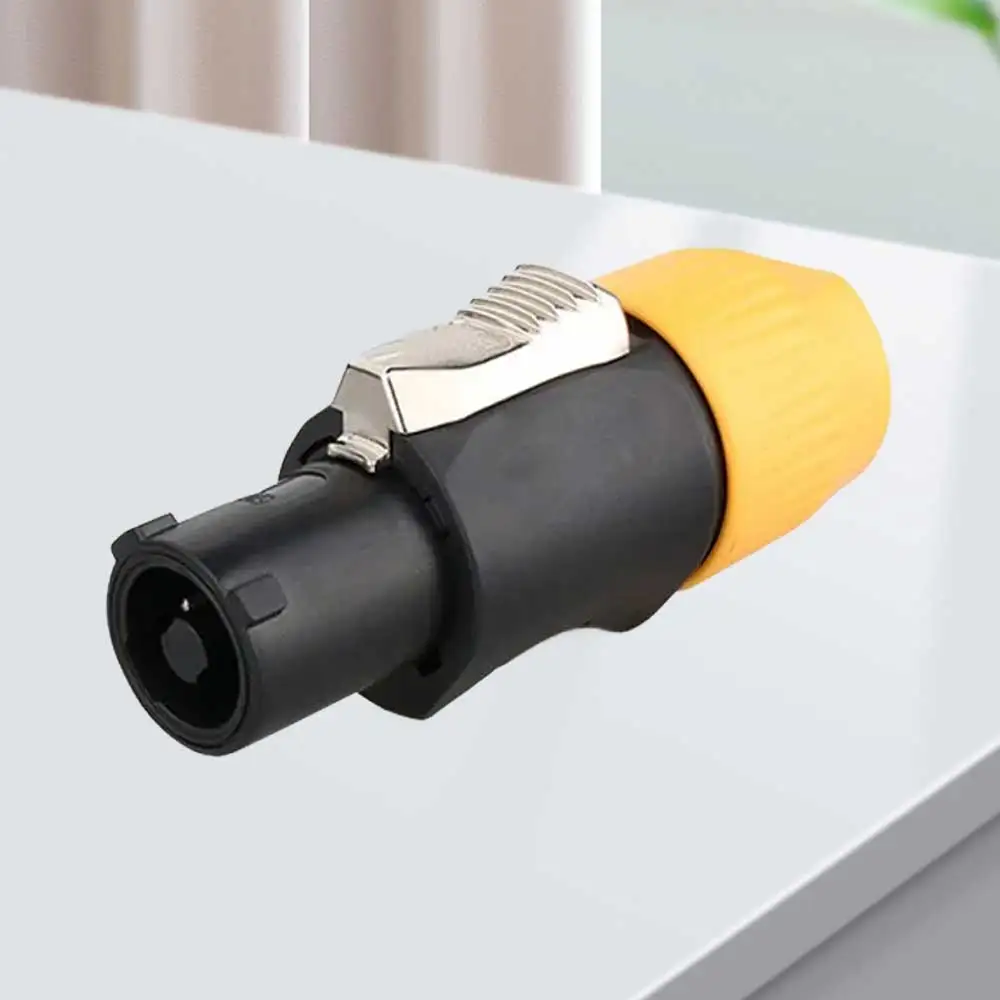 Oswell Bulkhead Electrical Connector Male Female Plug 3 Pin Speaker ...