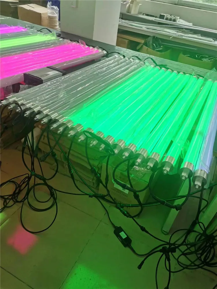 360 1meter 144LEDS DC24V RGB Led Pixel Tube Light DMX 512