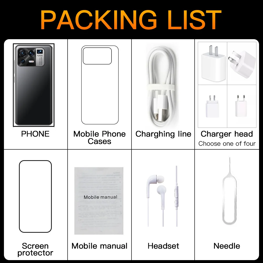 M11 Ultra Unlocked Smartphone 7.0 Inch 3040x1440 Mtk6889 10 Core Android 16gb + 512gb 5g 7200mah ...