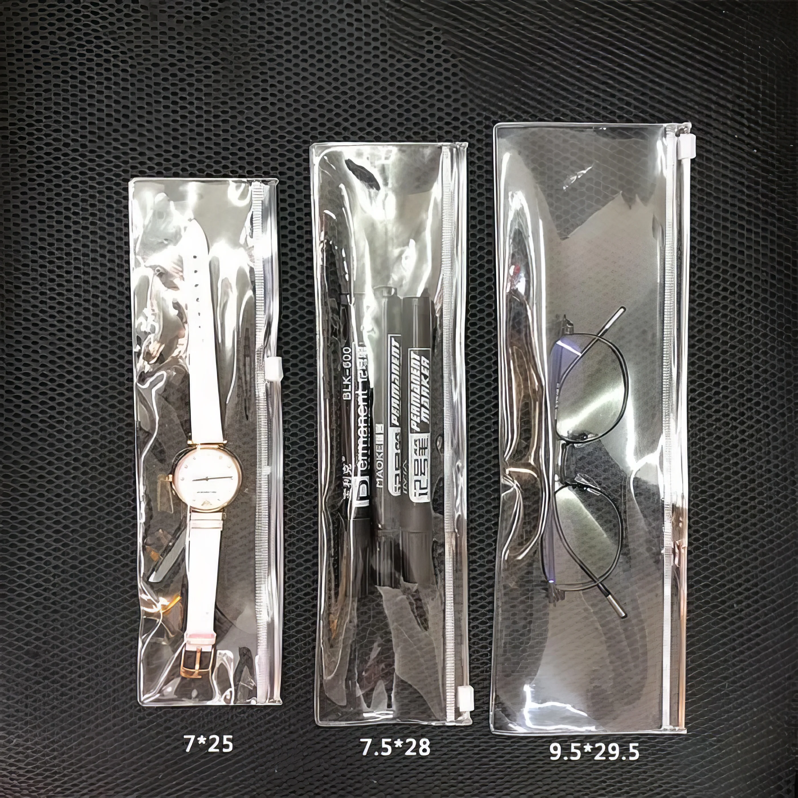 Pvc Watch Wact Strap Transparent Clear Pvc Storage Ziplock Zip Lock ...