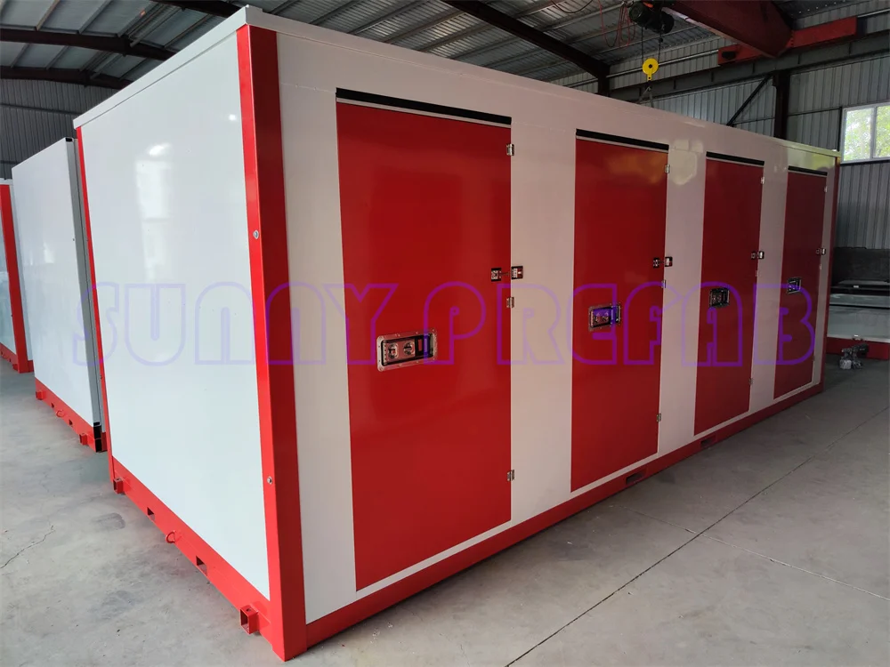 Steel Material Prefab Assemble Stackable Mobile Container
