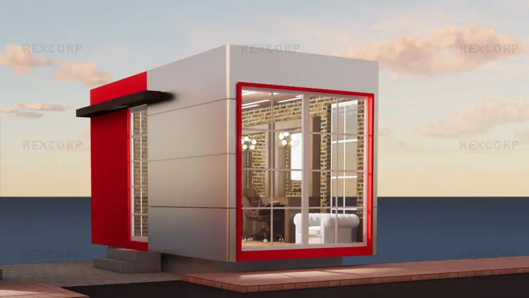 20ft Modular Container Salon - Portable Beauty Shop