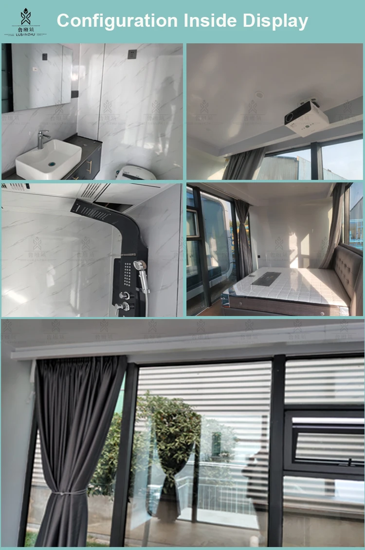 Prefabricated Luxury Expandable House Capsule House Commercial Space ...