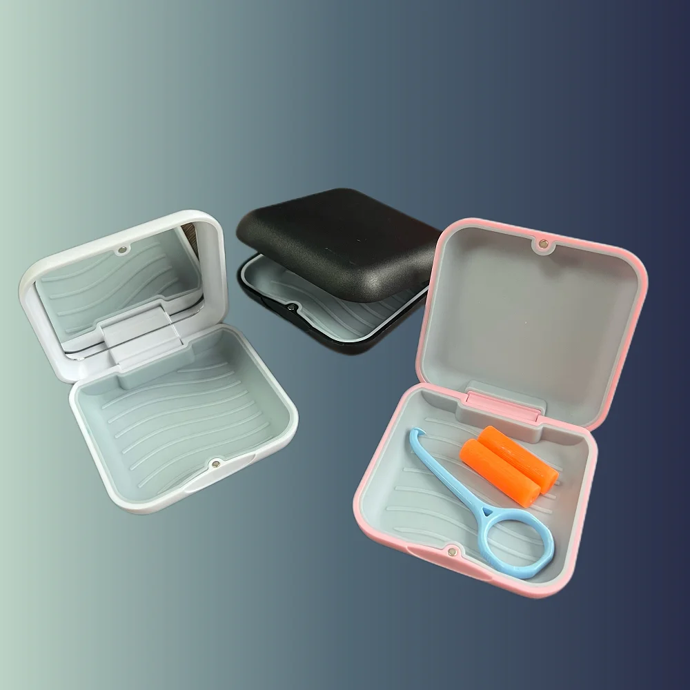 Customized Logo Orthodontic Retainer Case with Magnet