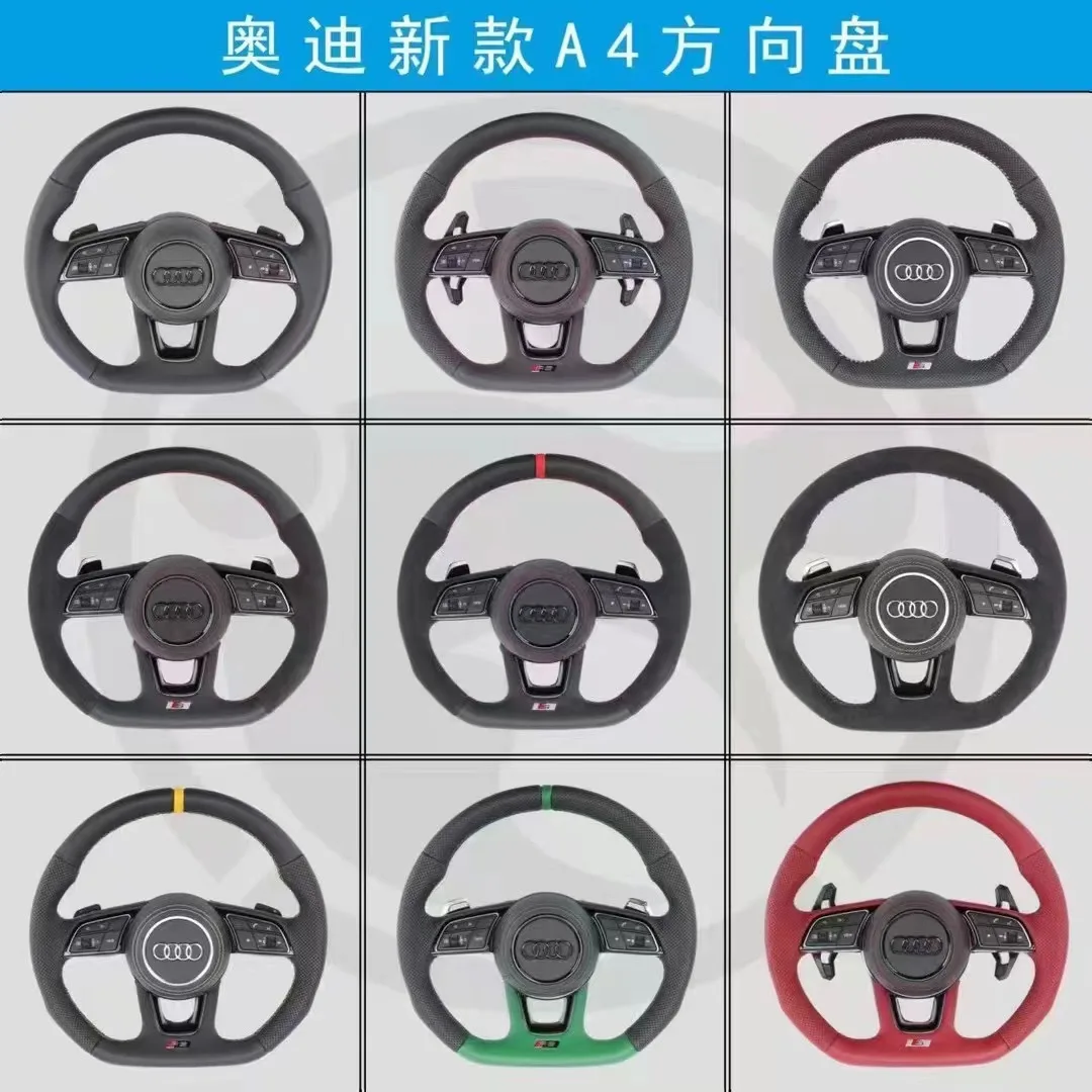 Custom S Rs Steering Wheel For Audi A3 A4 A5 A6 A7 A8 S3 S4 S5 S6 S7 S8 ...
