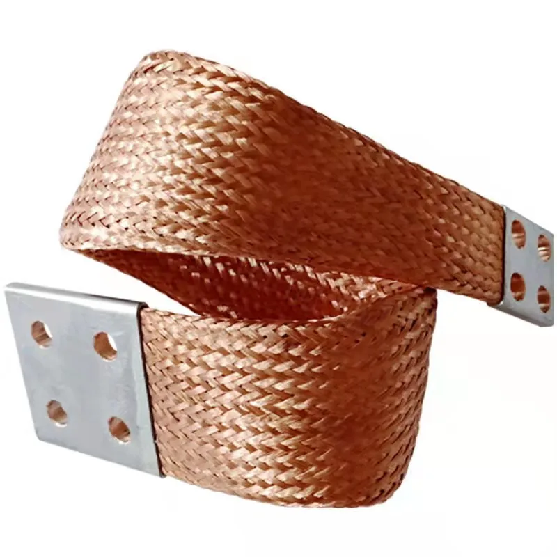 High Quality Customized Copper Earth Braids Flat Grounding Cable ...