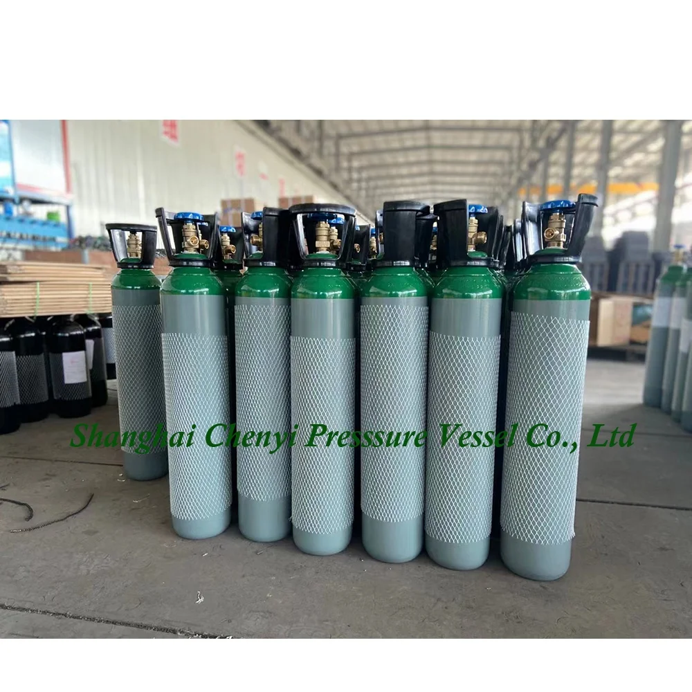 Empty 47L Hydrogen Gas Cylinder Sizes for Industrial Use
