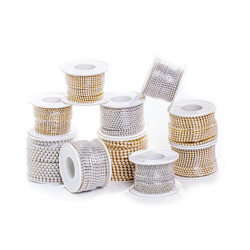 Xichuan 2022 Pearl Chain Diy Decoration Accessories Bling Glass Claw ...