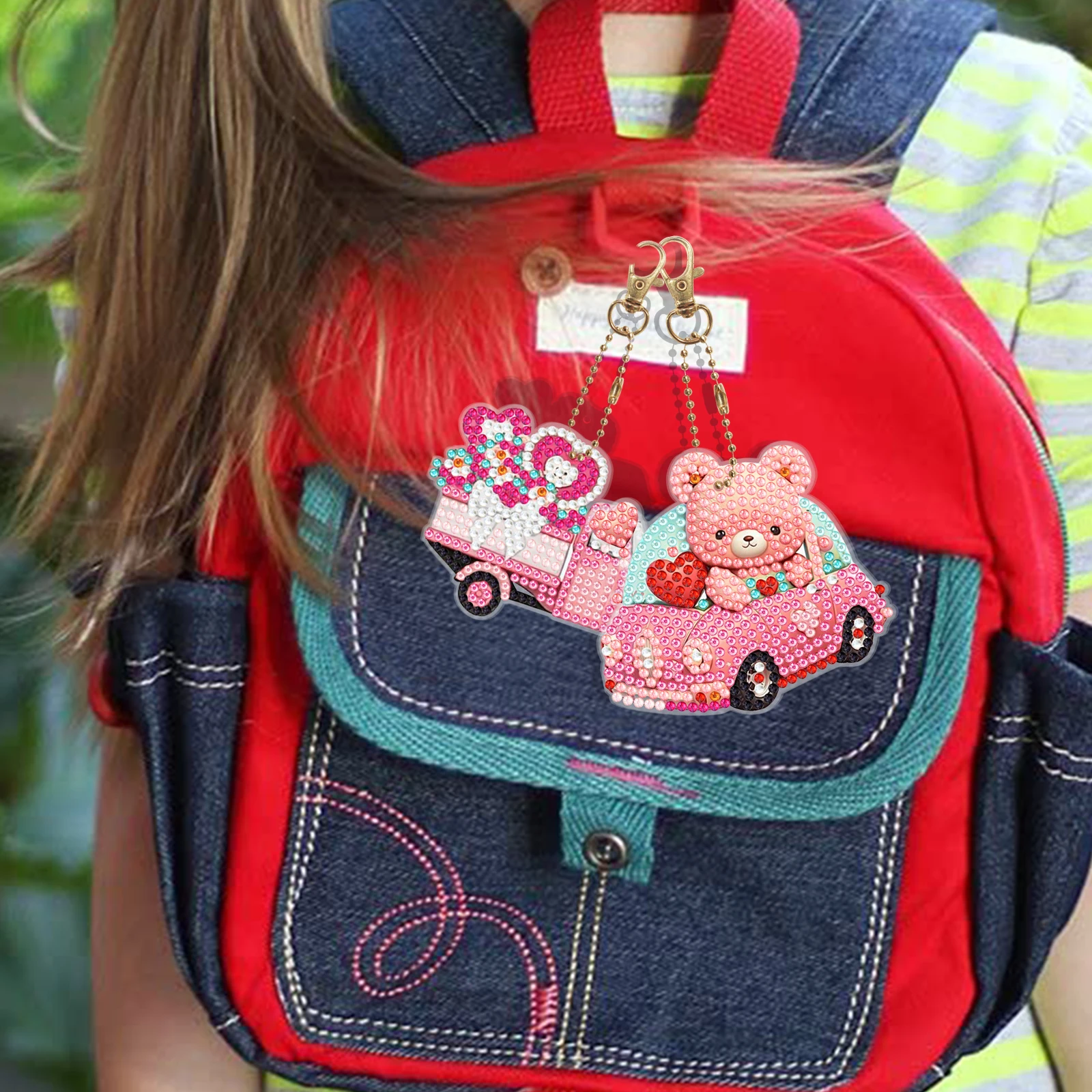 Pink Care Bear Bright Diamond Advanced Diy Handmade Diamond Painting ...