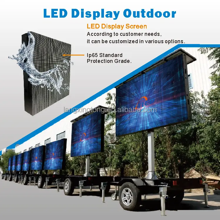 LED Wall Trailer - Mobile LED Billboard for Outdoor Ads