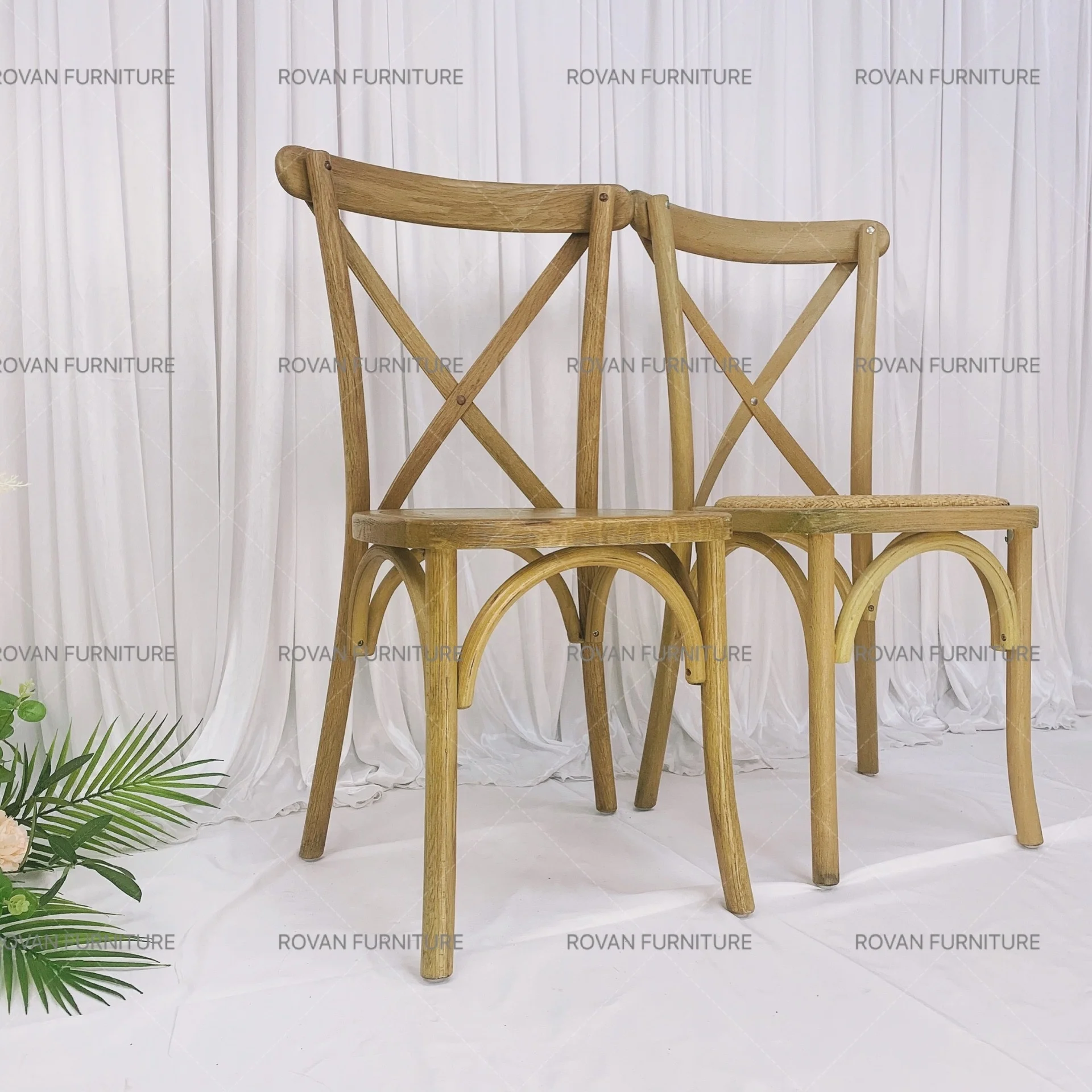 Chiavari Wedding Chair - Elegant Modern Wood Cross Back