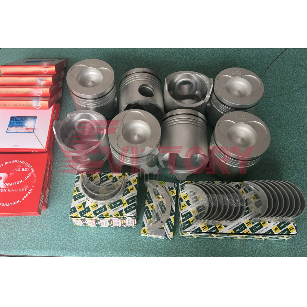 For Isuzu Engine Kit 12pd1 Piston Ring Gasket Cylinder Liner Set ...