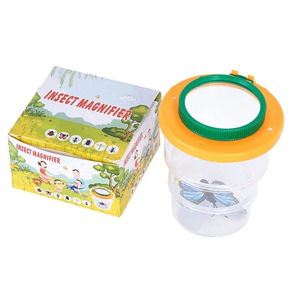 Portable Jar Observation Bug Container Magnifier Children Insect Viewer ...