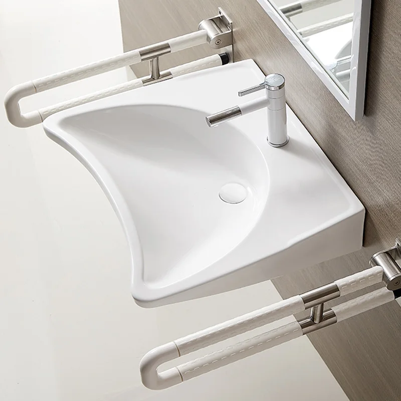 Esero Barrier Free Wall-hung Ecological Safe Basins For Disabled Easy ...