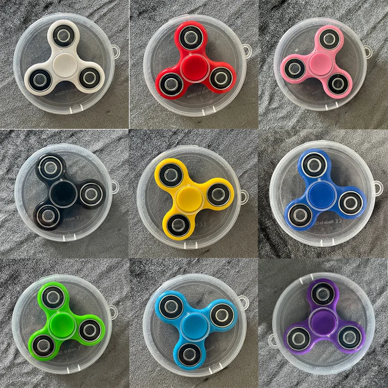 Tri-Spinner Office Desk Classroom Anti Anxiety Focus Finger Fidget ...