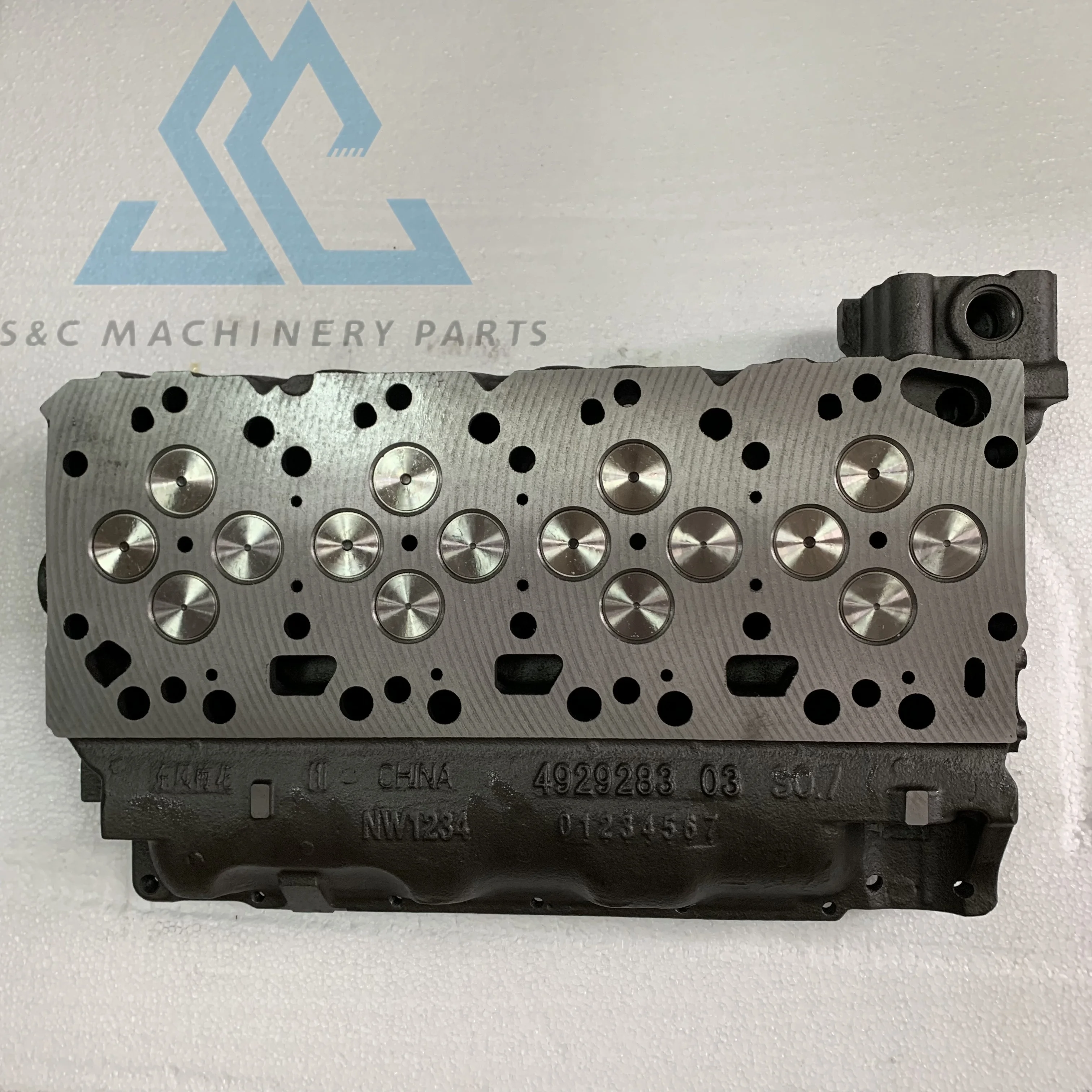 Cummins ISD ISDE ISDE4 4D107 QSB4.5 Engine 4 Cylinder Head ASSY 4941495 ...
