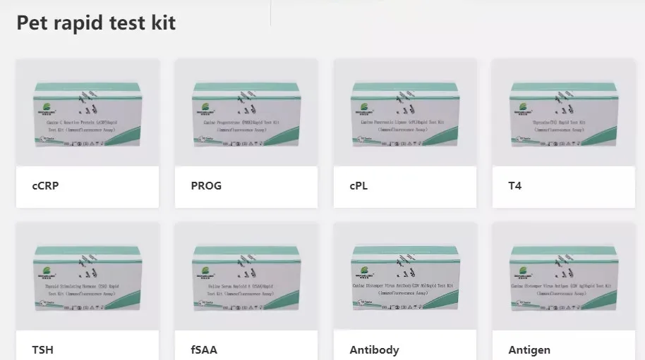 Veterinary Dry Fluorescence Poct Immunoassay Analyzer Animal Hormone ...