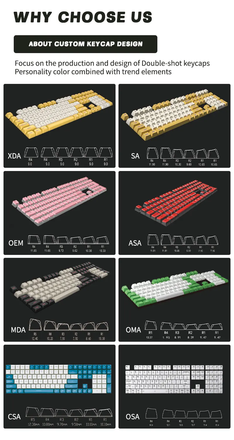 Custom 87keys Keyboard - Ergonomic, Hot Swappable, Wireless