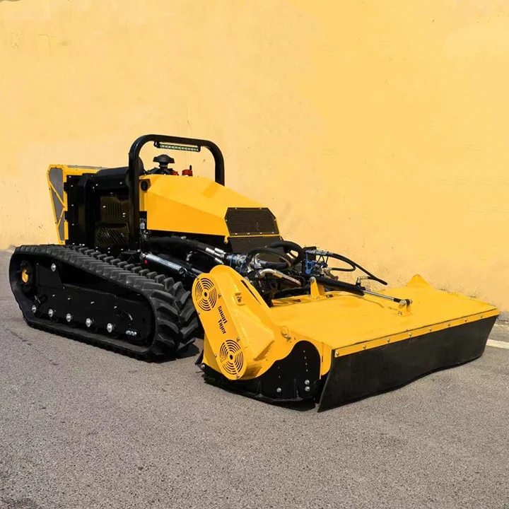 All-terrain Crawler Mower - Efficient Lawn Cutting Robot