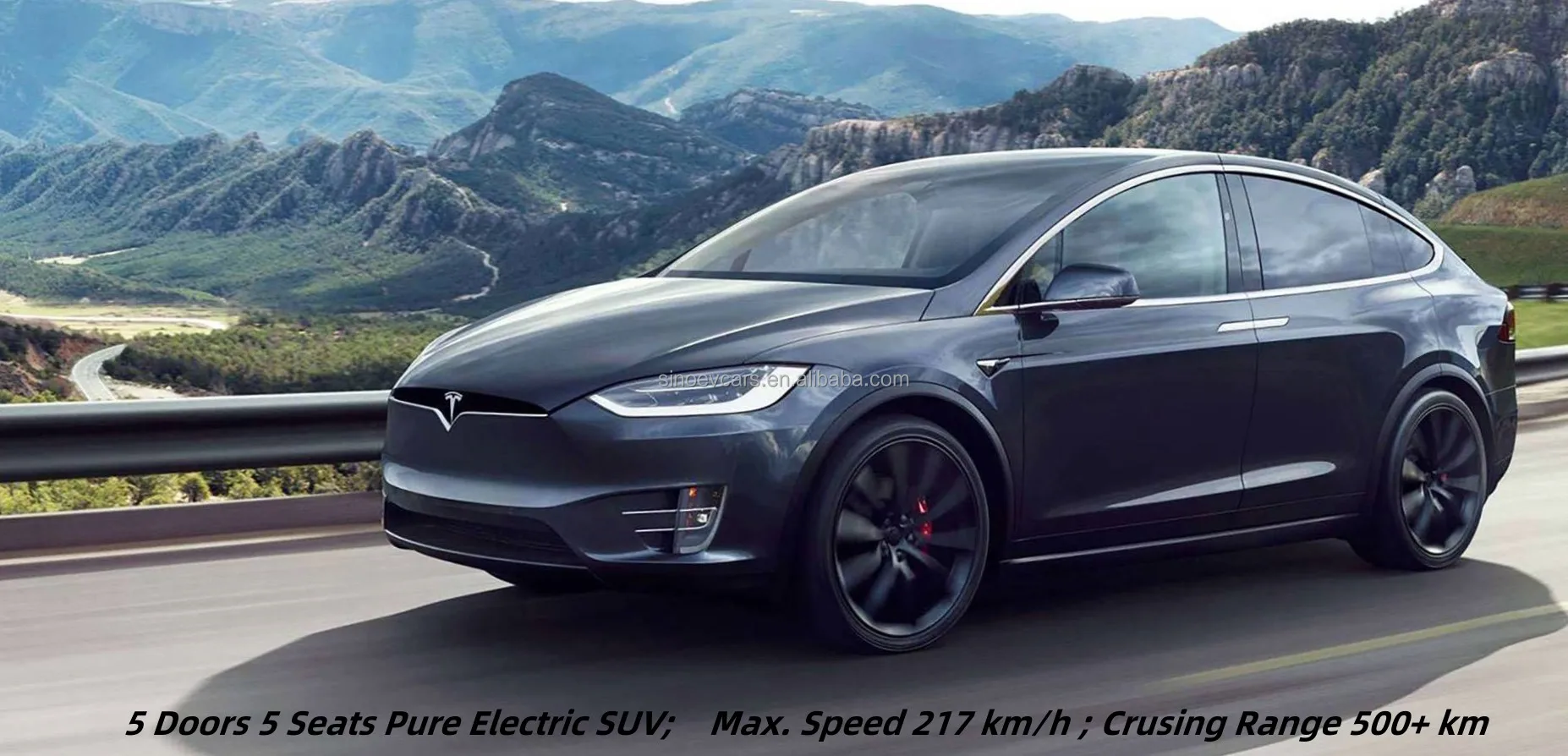 High Speed Cheap Tesla Model Y Four Wheel New Energy Electric Vehicle ...