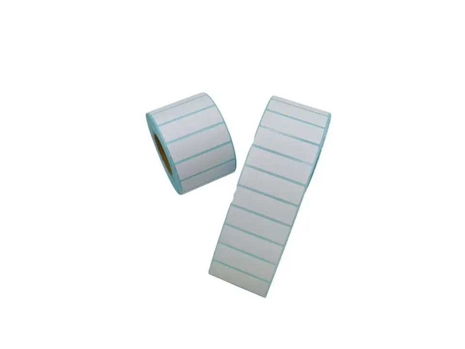 Raw Materials Self-adhesive 50mm*15mm Coated Barcode 1000pcs Roll ...
