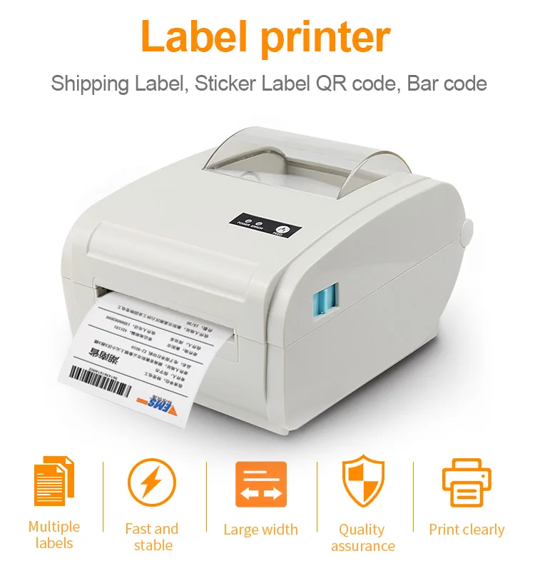 Pos 9210desktop 4x6 Usb Express Waybill Shipping Industrial Thermal ...