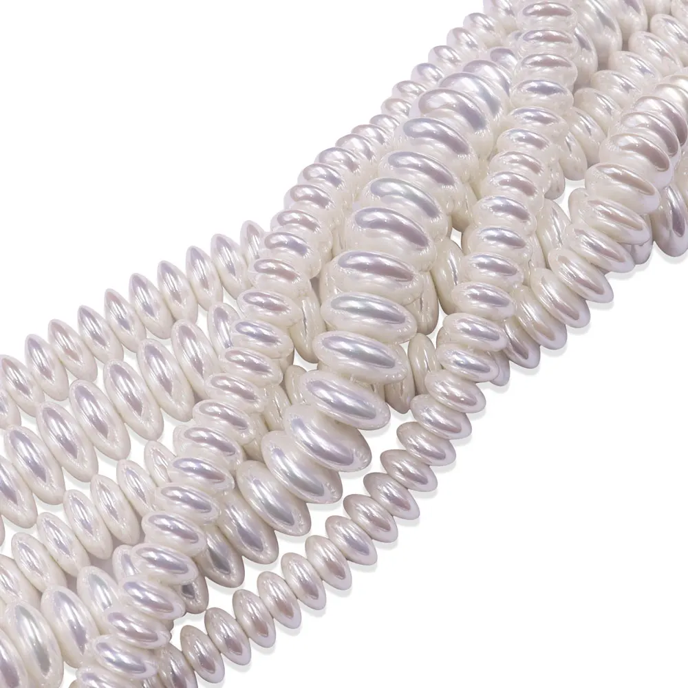 Stock Sale Highlight Abacus Shape Glass Pearl Beads 8mm 10mm 12mm ...